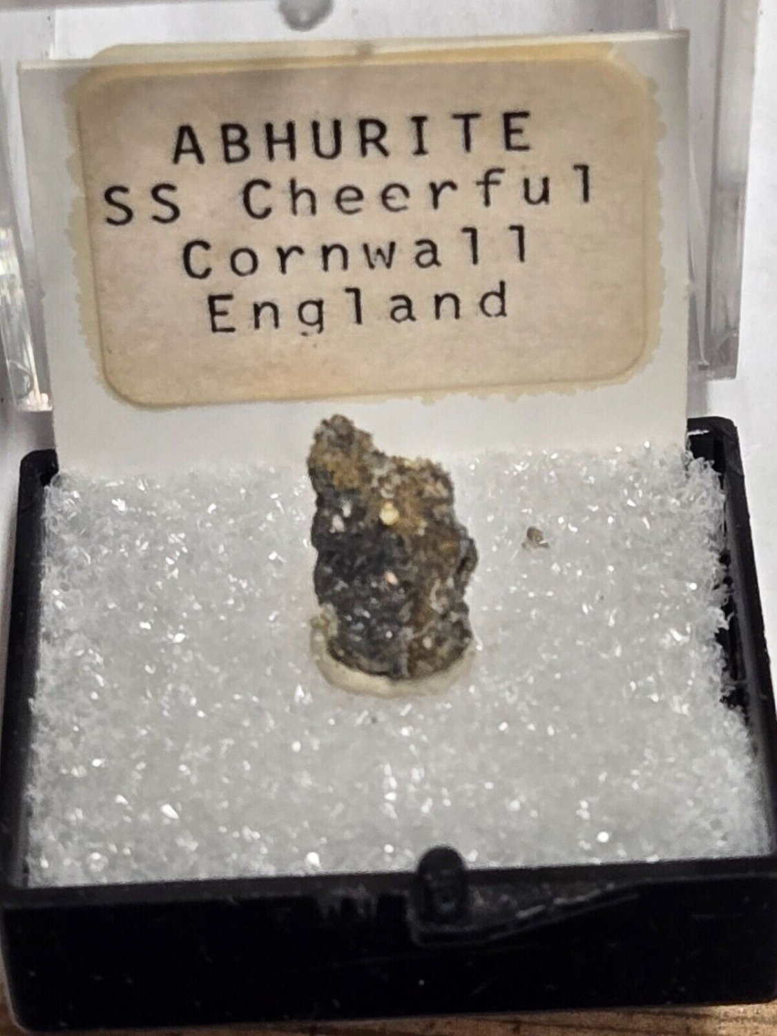 Beautiful Abhurite thumbnail specimen