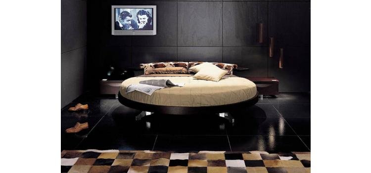 Historie Round Rotating Bed Made in Italy