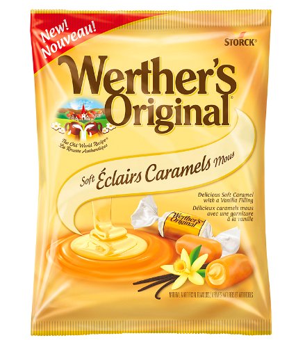 (Pack of 10) Storck Werther's Original Soft Caramels Vanilla Eclairs ...