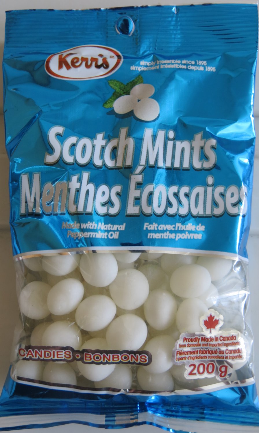 (Pack of 10) Kerr's Scotch Mints Gluten Free Candy - 200 gram Pack