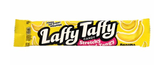 Laffy Taffy Stretchy and Tangy Banana Flavor Candy - 42 gram Pack (Pack ...
