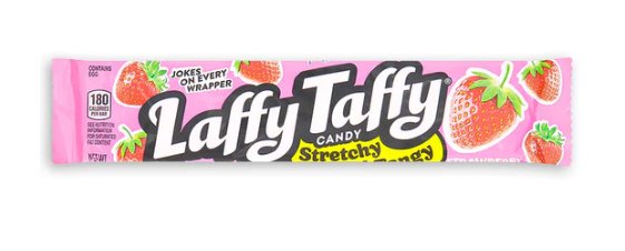 Laffy Taffy Stretchy and Tangy Strawberry Flavor Candy - 42 gram Pack ...