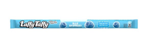Laffy Taffy Rope Blue Raspberry Flavor Candy - 22.9 gram Pack (Pack of 48)