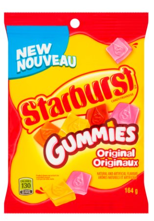 (Pack of 10) Starburst Original Gummies Candy - 164 gram Pack