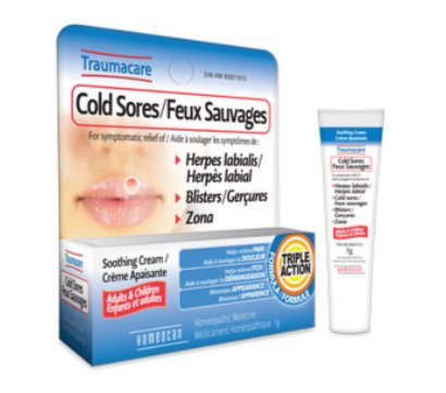 (Pack of 2) Traumacare Cold Sores Treatment Balm - 7 gram Pack
