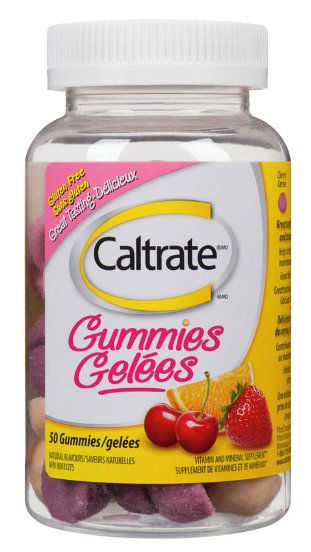 Caltrate Calcium & Vitamin D3 Bone Health Supplement Gummies - 50 ...
