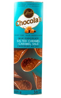 Hamlet Chocola's Crispy Thins Milk Chocolate Salted Caramel Chips - 36 ...