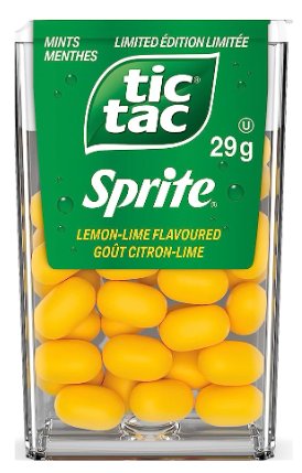 (Pack of 12) Tic Tac Sprite Lemon Lime Flavoured Mint Candy - 60 Mints ...