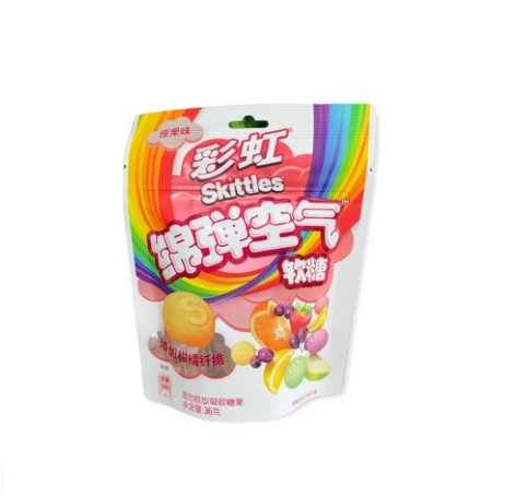 (Pack of 8) Skittles Chinese Bouncy Air Gummies Candy - 36 gram Pack
