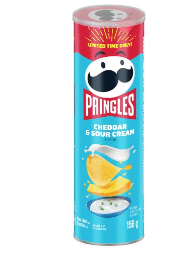 (Pack of 6) Pringles Cheddar & Sour Cream Flavour Potato Chips - 156 ...