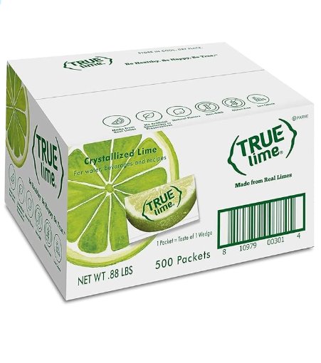True Lime Crystallized Lime For Water, Beverages and Recipes - 500 ...