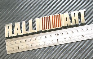 Ralliart Chrome Logo fit Mitsubishi Lancer Eclipse Galant Spyder ...