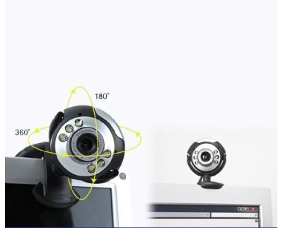 Logicam Webcam - Webcam with built-in MIC - LED lights, Plug and Play ...