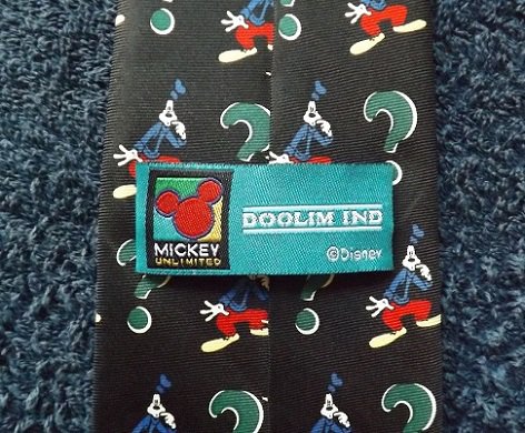 GOOFY AND QUESTION MARK TIE FROM MICKEY UNLIMITED OFFICIAL DISNEY PRODUCT