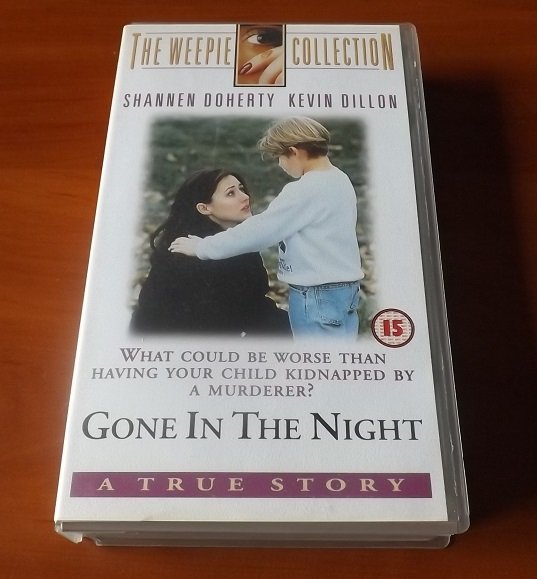 GONE IN THE NIGHT 1996 SHANNEN DOHERTY KEVIN DILLON VHS VIDEO