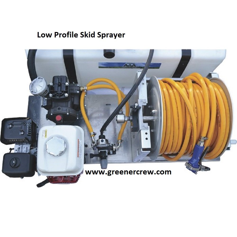 Low Profile 50 Gallon Skid Sprayer Commercial