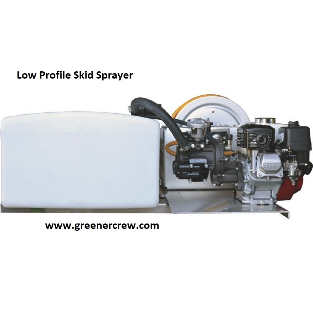 Low Profile 50 Gallon Skid Sprayer Commercial