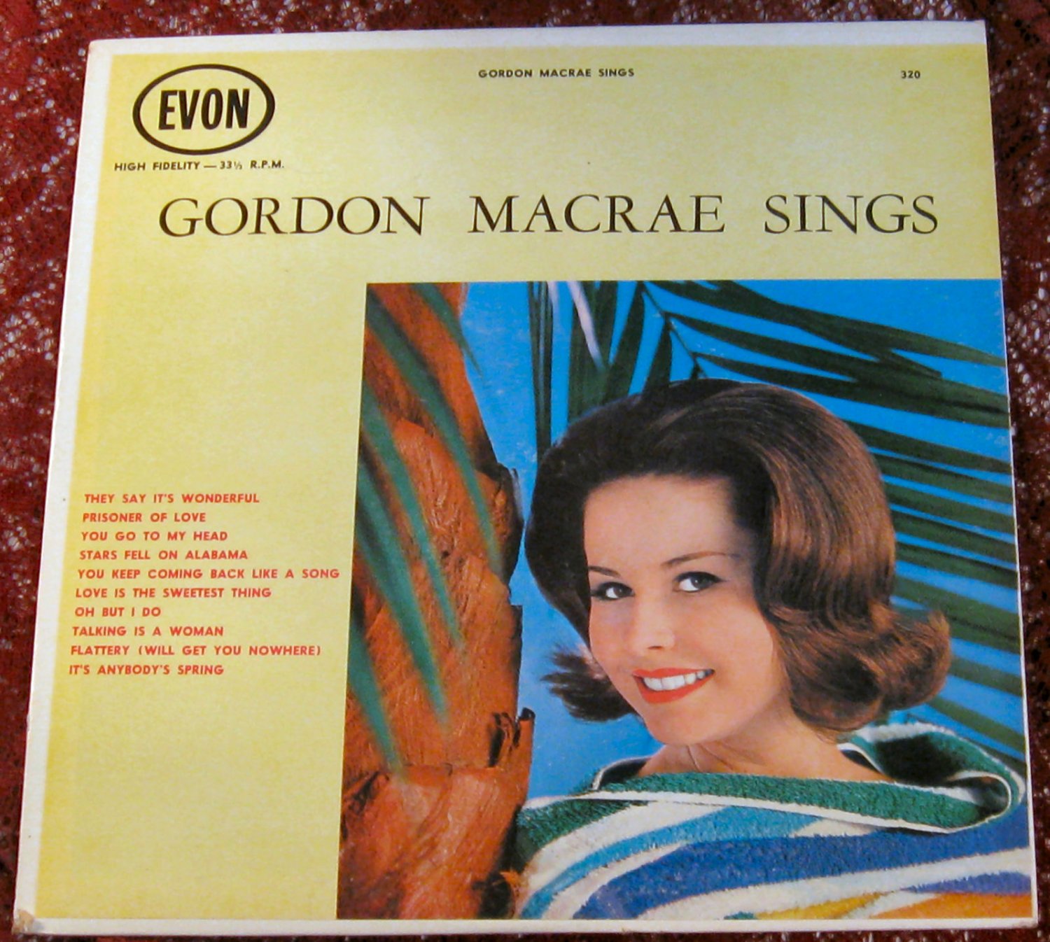 Gordon Macrae - Gordon Macrae Sings (Evon 320) LP
