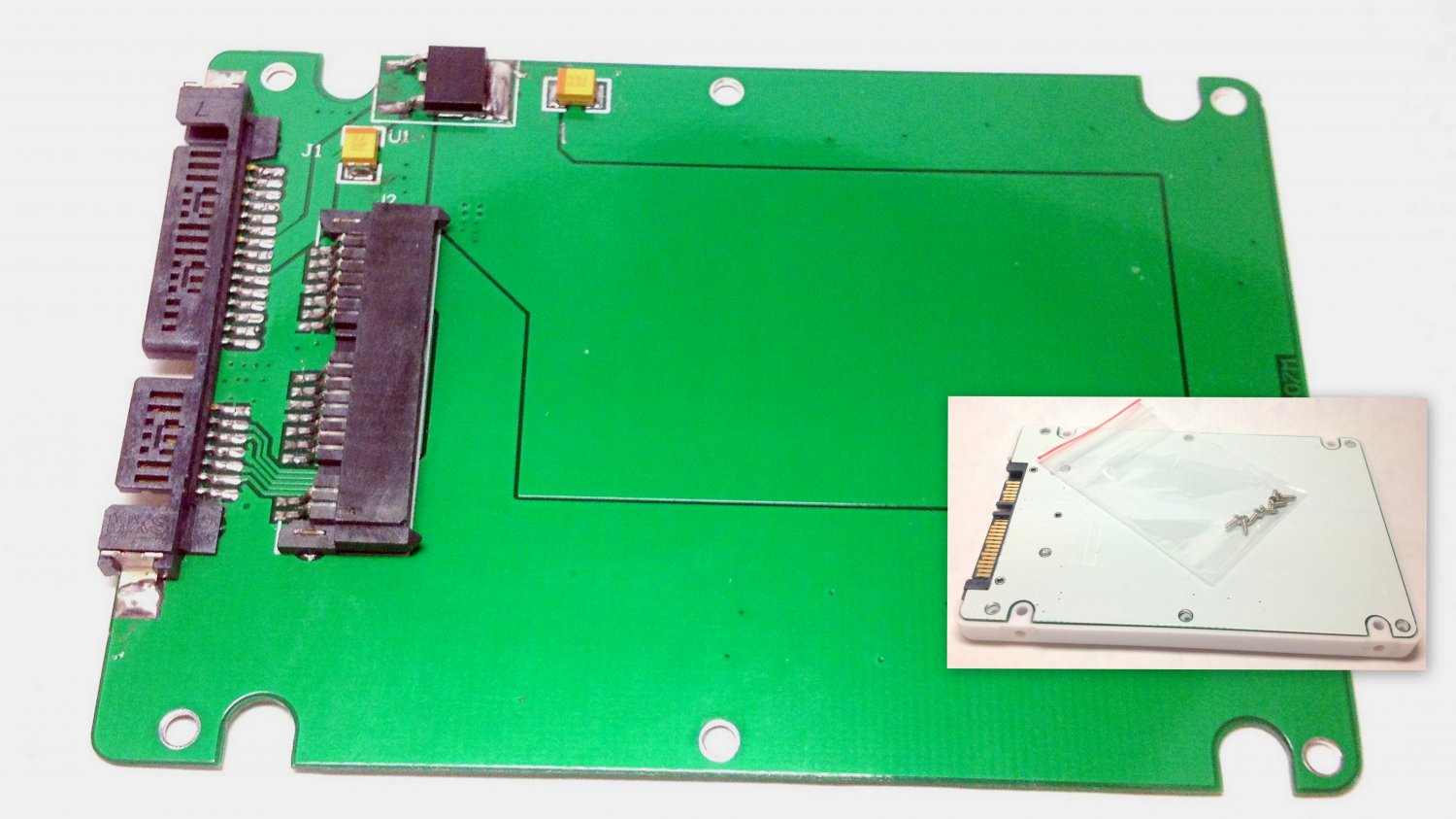 1 8 Micro Sata Ssd Convert To 2 5 Sata Adapter Converter Enclosure