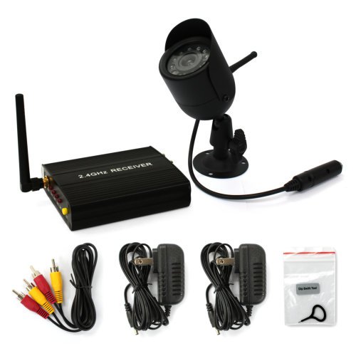 KARE 2.4 GHz Wireless Security Camera Kit with Audio Microphone and ...