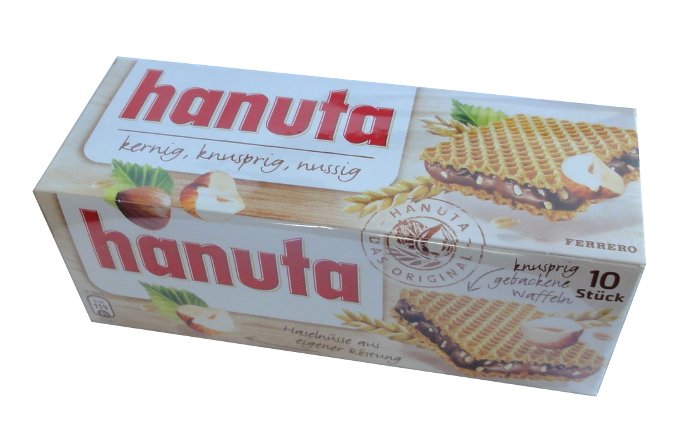 Ferrero Hanuta - Crispy waffles - 10 pc. / 220 g - FRESH from Germany