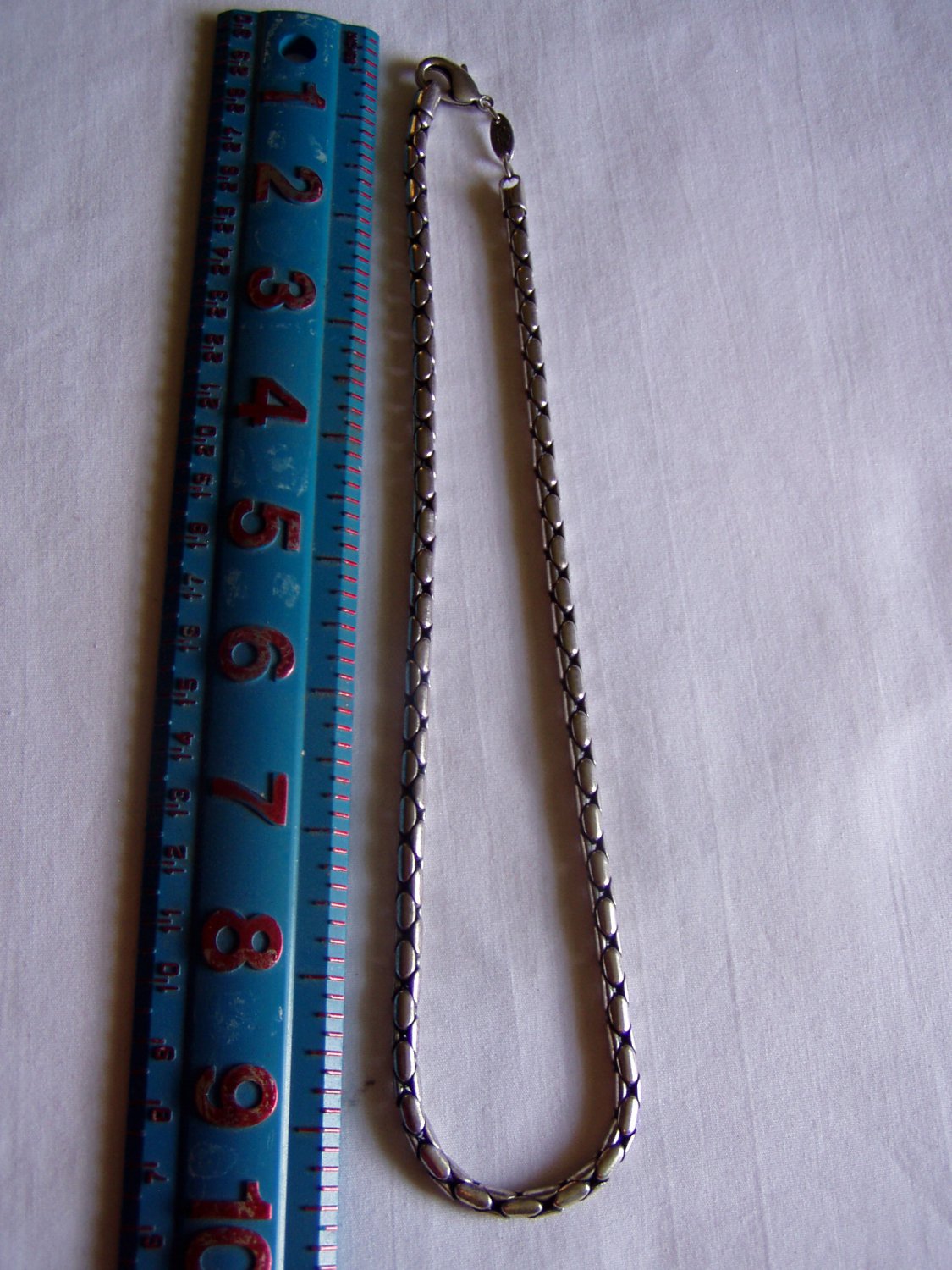 BICO Pacific Australia Jewelry Pewter Stylus Chain Silver Plated ...