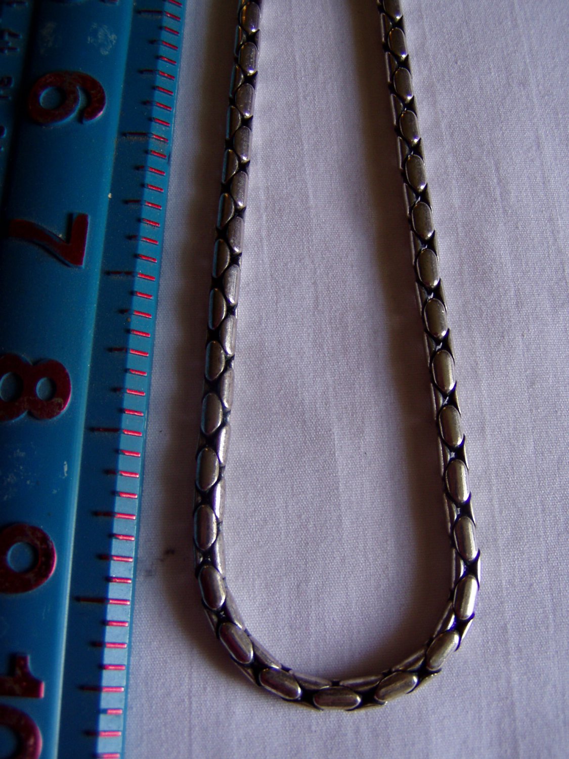 BICO Pacific Australia Jewelry Pewter Stylus Chain Silver Plated ...