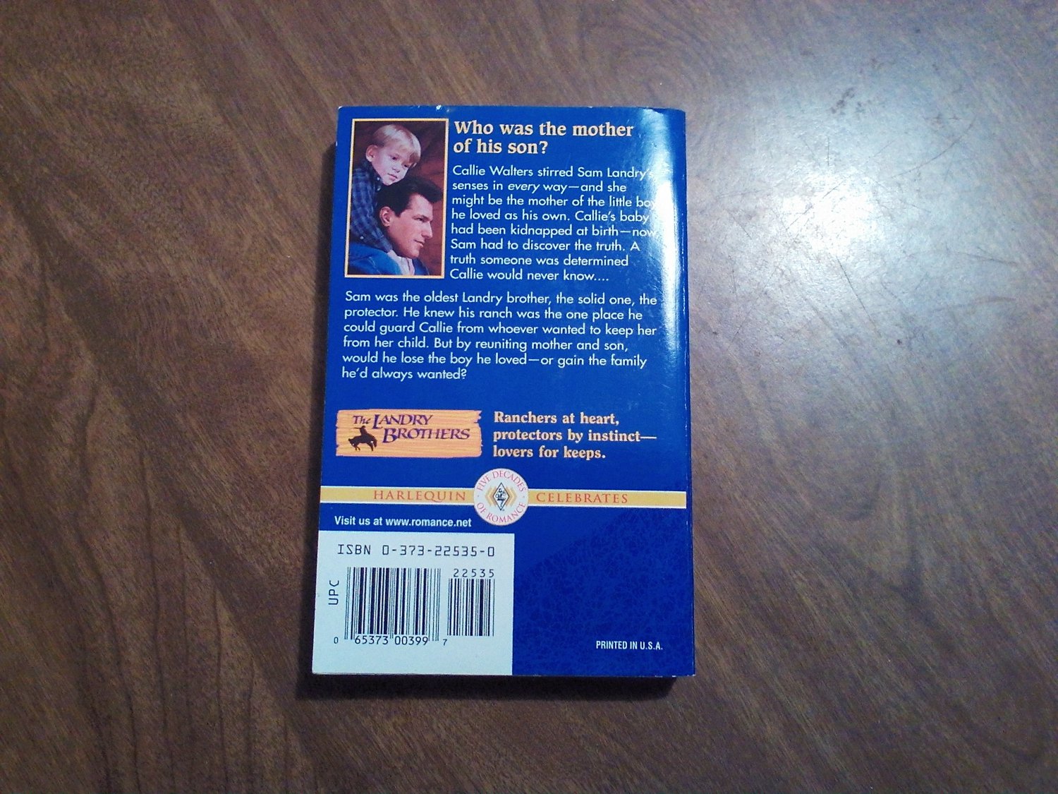 His Only Son by Kelsey Roberts (1999) (B42) Harlequin Intrigue #535, The Landry Brothers #1