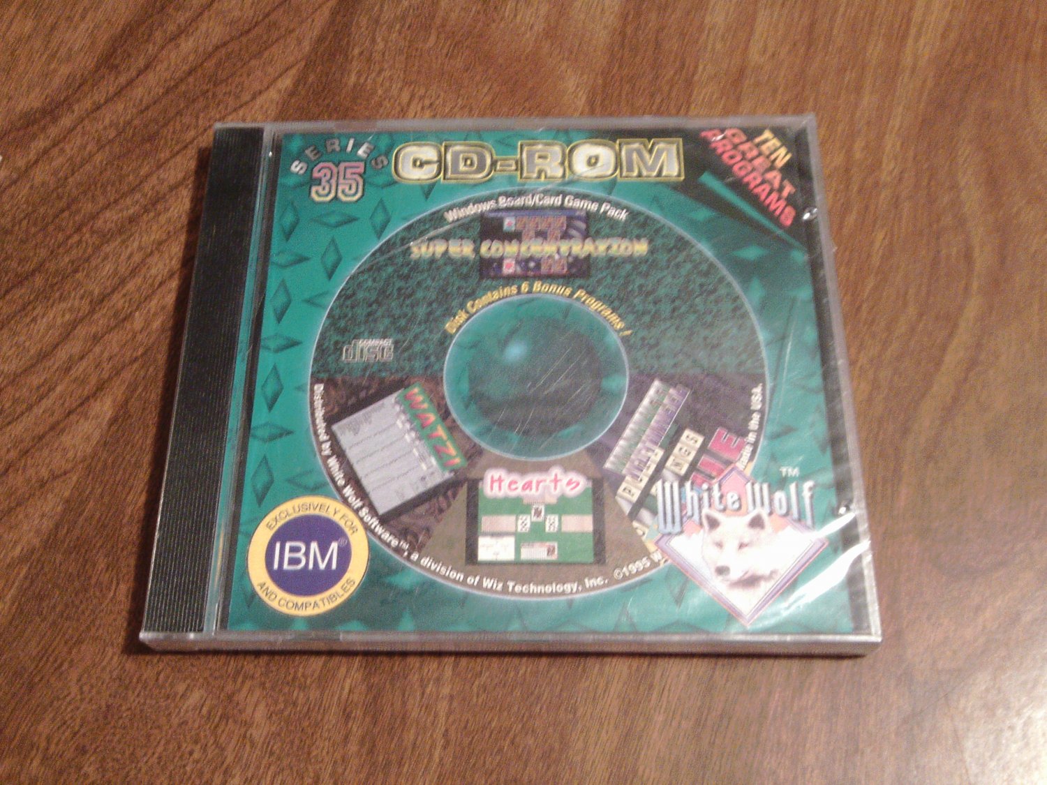 White Wolf Software Series 35 CD-ROM - 10 Games for DOS - NEW In PKG ...
