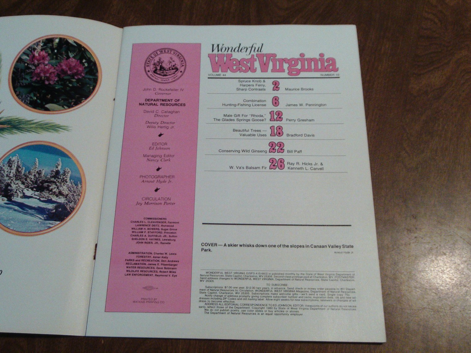 Wonderful West Virginia Magazine Dec 1980 Vol 44 No 10 Spruce Knob ...