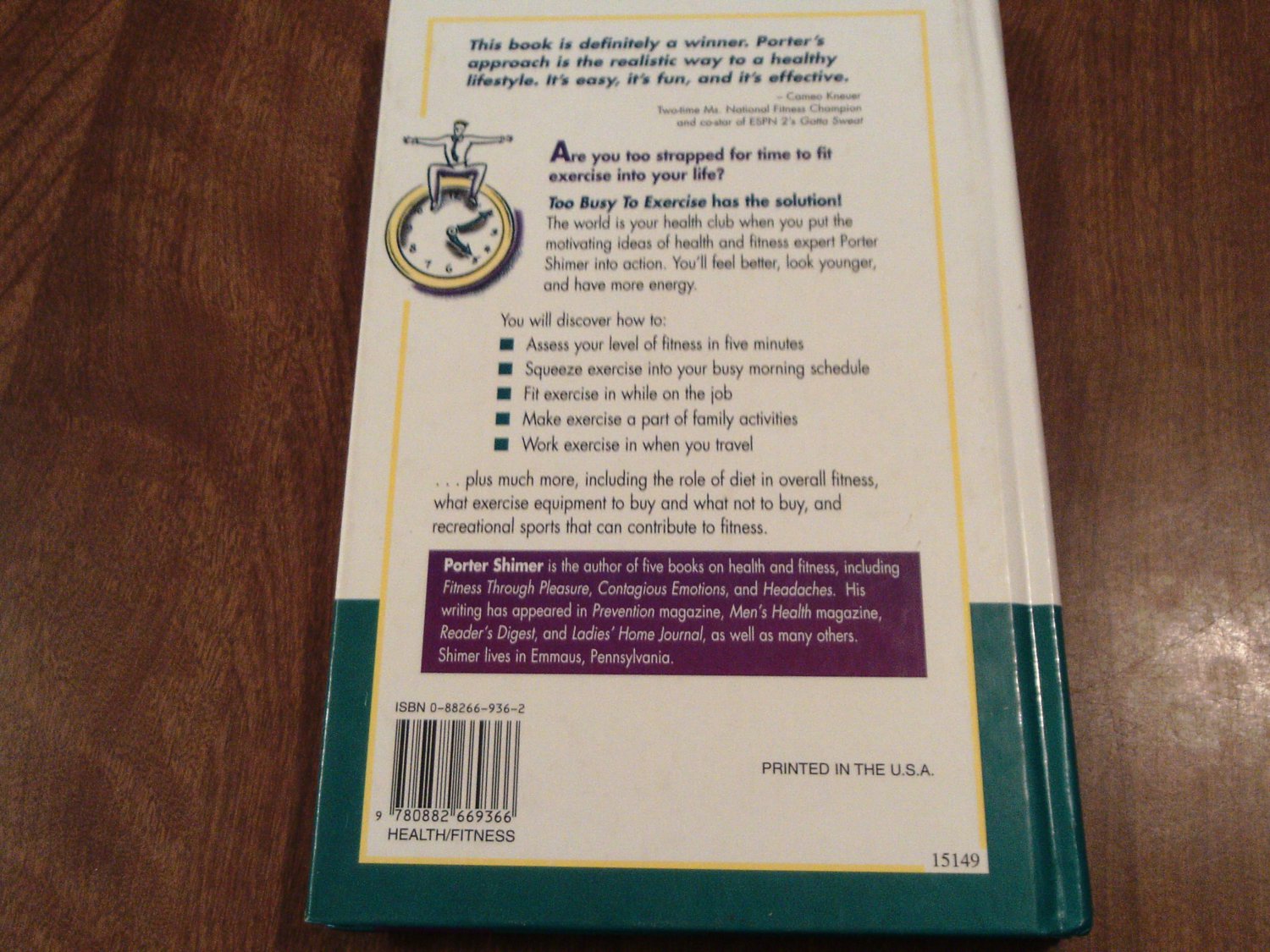 Too Busy to Exercise by Porter Shimer (1996) (G3AZ) Workouts for Anywhere