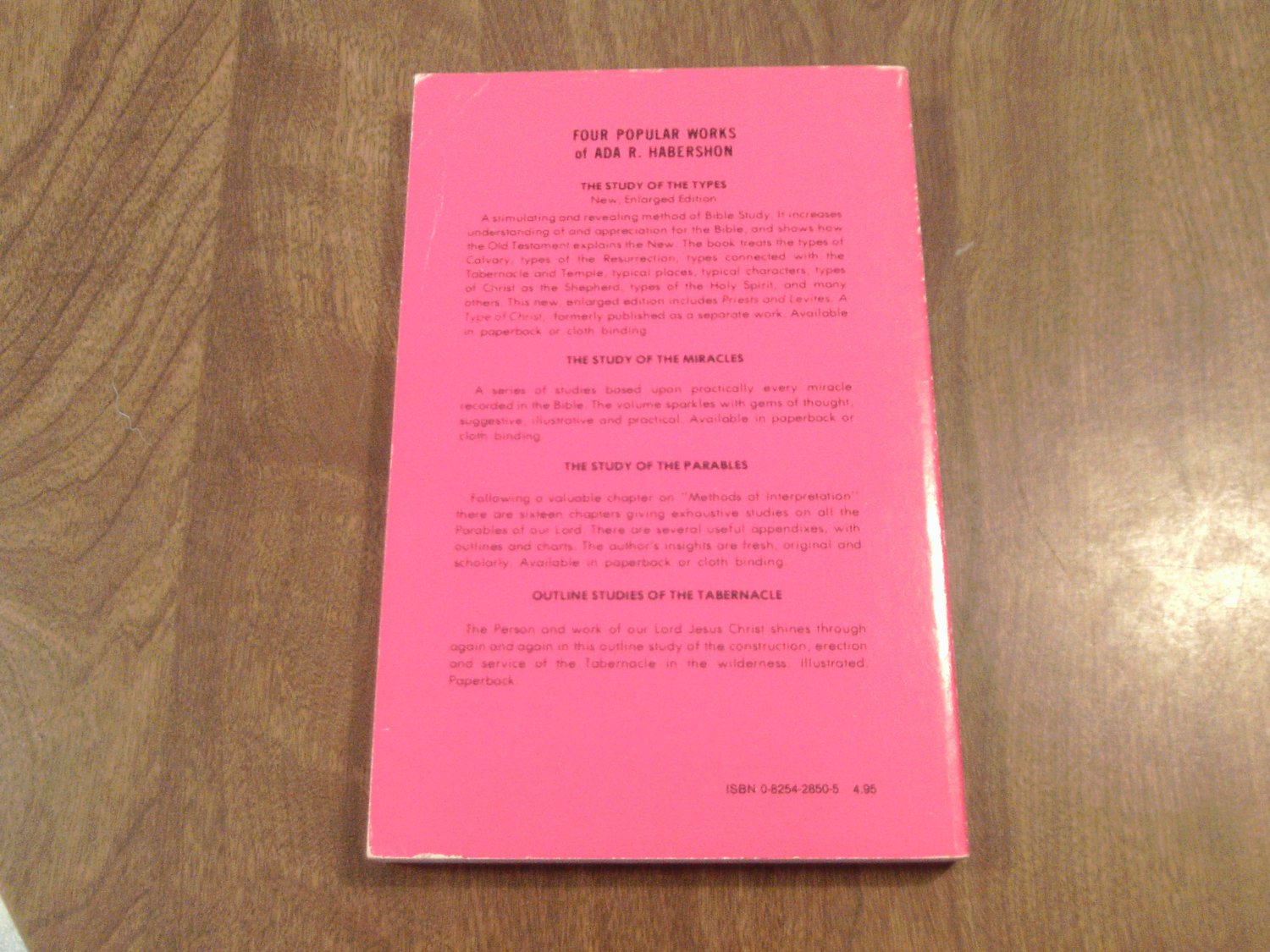 The Study of the Types Priests and Levites by Ada R. Habershon (1980 ...