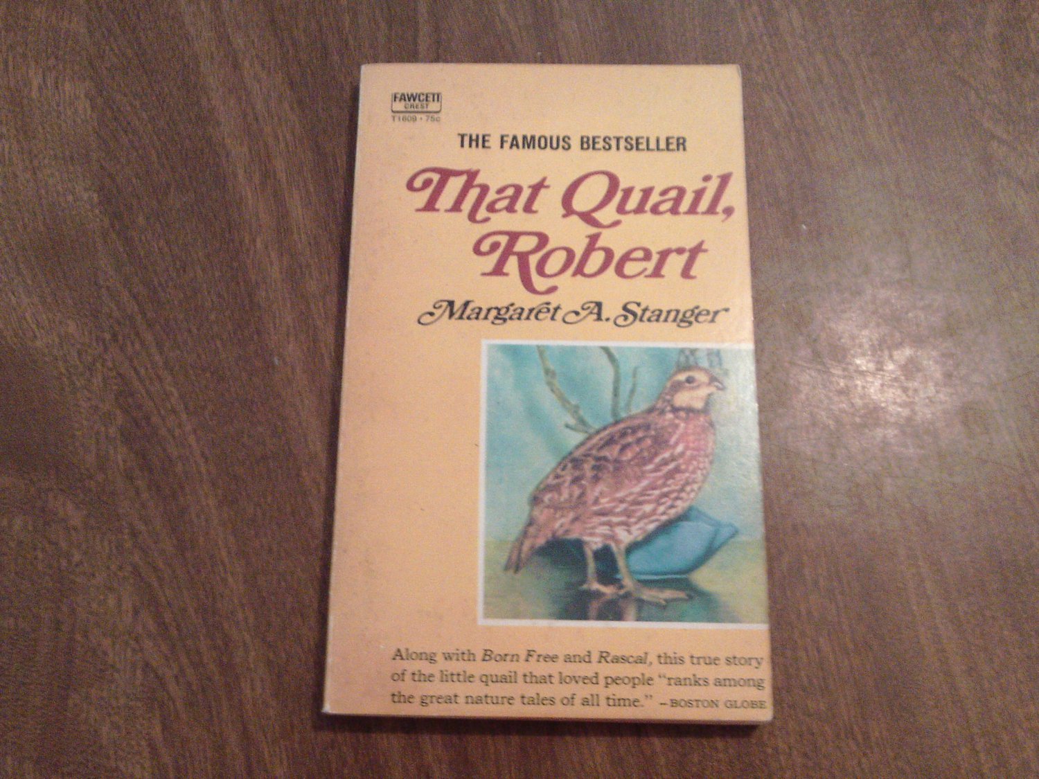 That Quail, Robert by Margaret A. Stanger (1966) (R24a6) Fawcett Crest PB