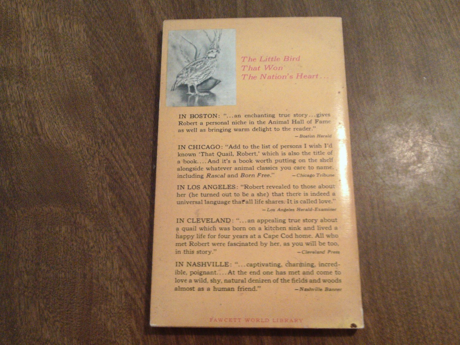 That Quail, Robert by Margaret A. Stanger (1966) (R24a6) Fawcett Crest PB