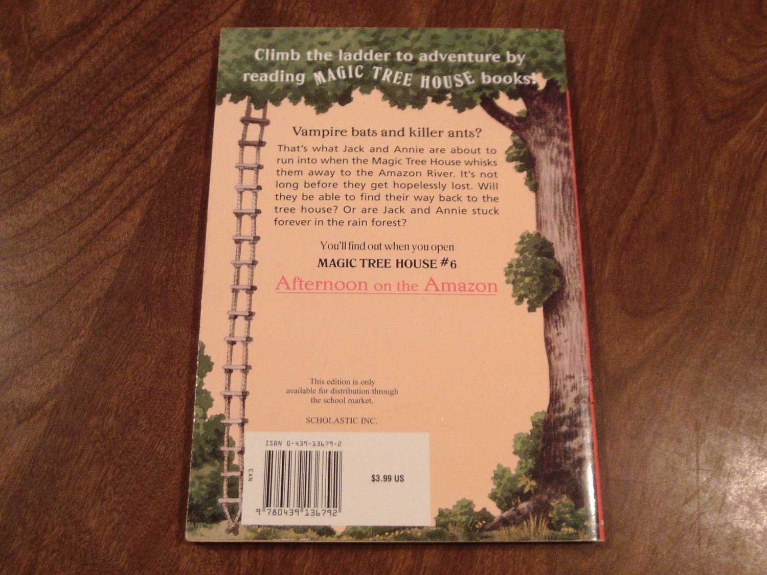Magic Tree House #6 Afternoon on the Amazon by Mary Pope Osborne (1996 ...