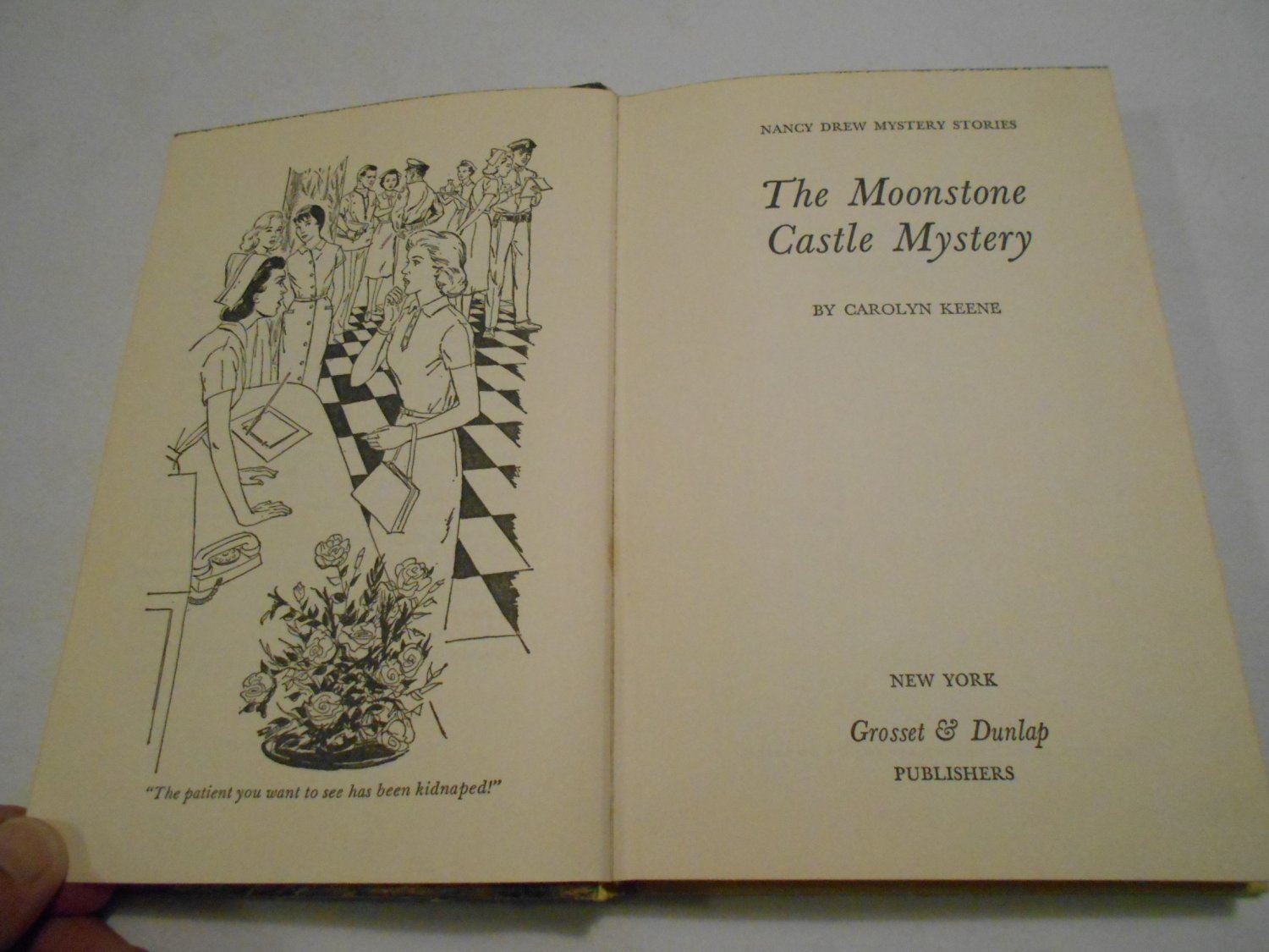 The Moonstone Castle Mystery by Carolyn Keene (1963) (C18) Nancy Drew ...