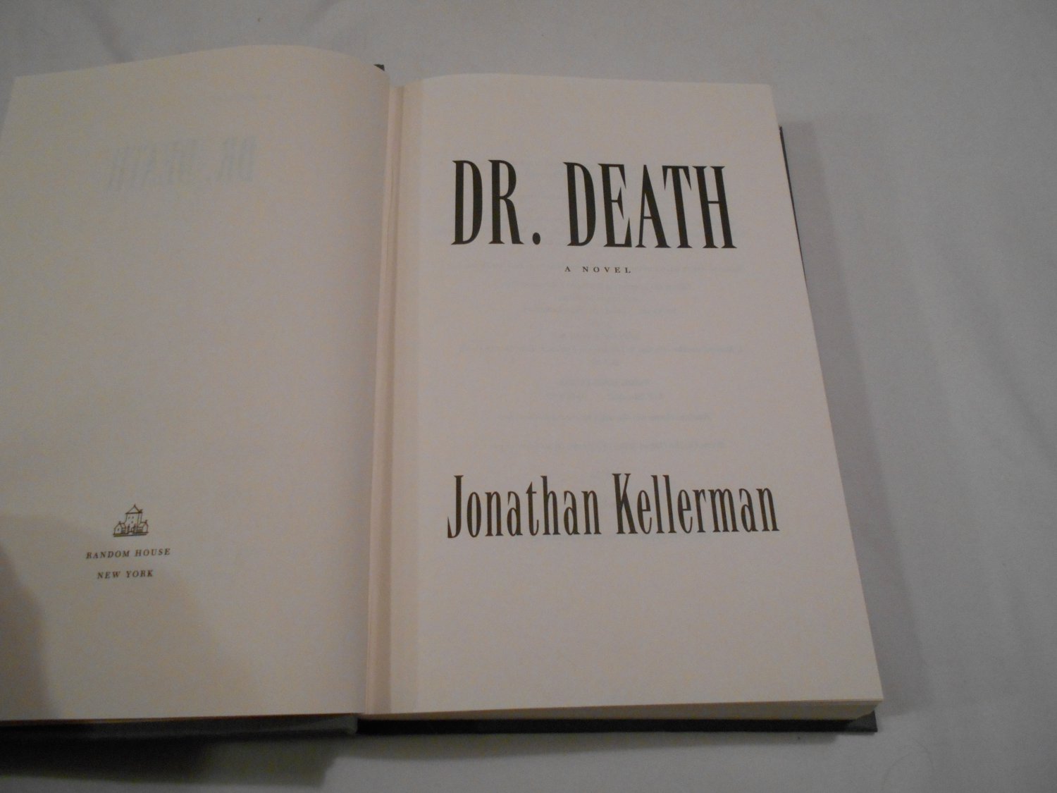 Dr. Death by Jonathan Kellerman (2000) (L33c9) Alex Delaware #14, Random House First Edition HC
