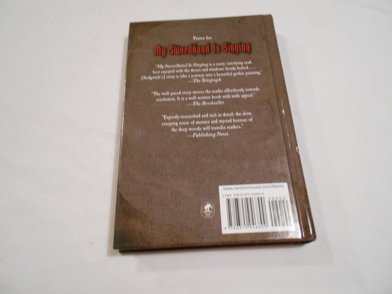 My Swordhand is Singing by Marcus Sedgwick (2006) (R3) My Swordhand is ...