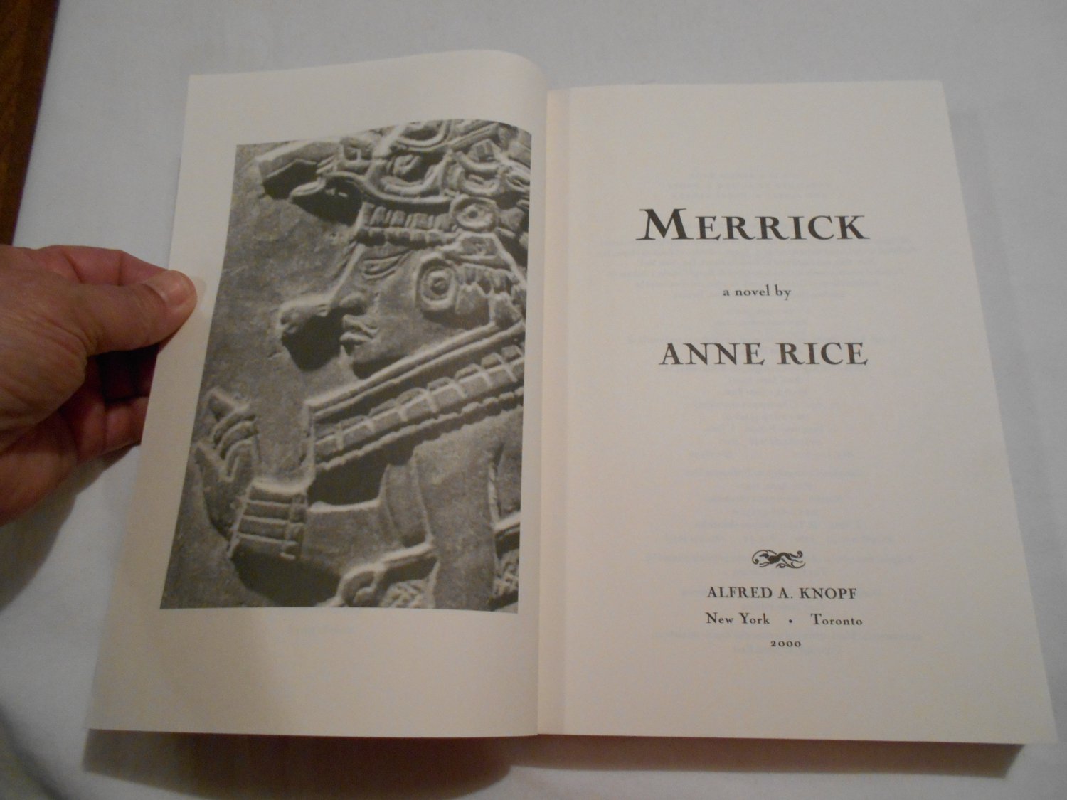 Merrick by Anne Rice (2000) (R22a9) The Vampire Chronicles #7, Alfred A ...