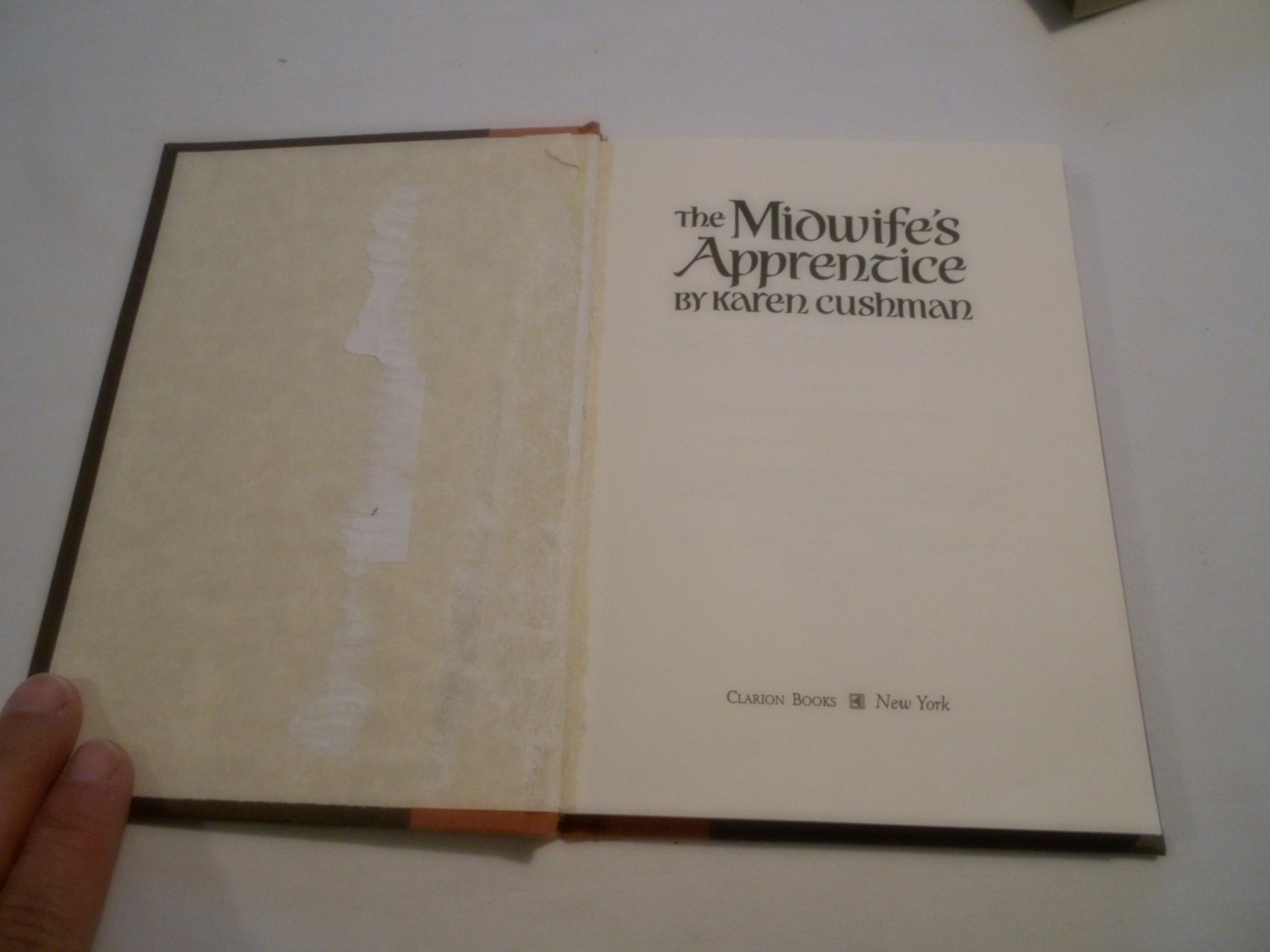 The Midwife's Apprentice by Karen Cushman (1995) (L3) Clarion Books HC