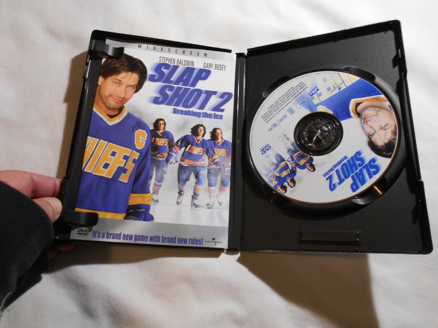Slap Shot 2 Breaking the Ice DVD 2002 Widescreen Stephen Baldwin, Gary ...