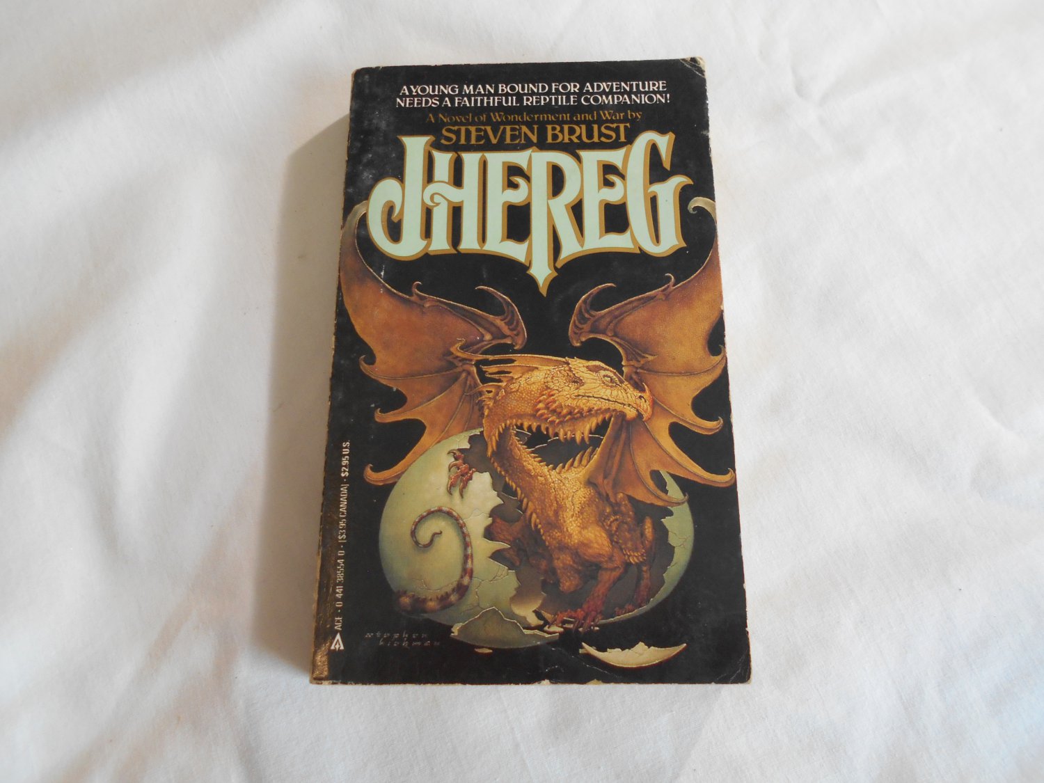 Jhereg by Steven Brust (1987) (R2) Vlad Taltos #1, Ace Fantasy Books PB