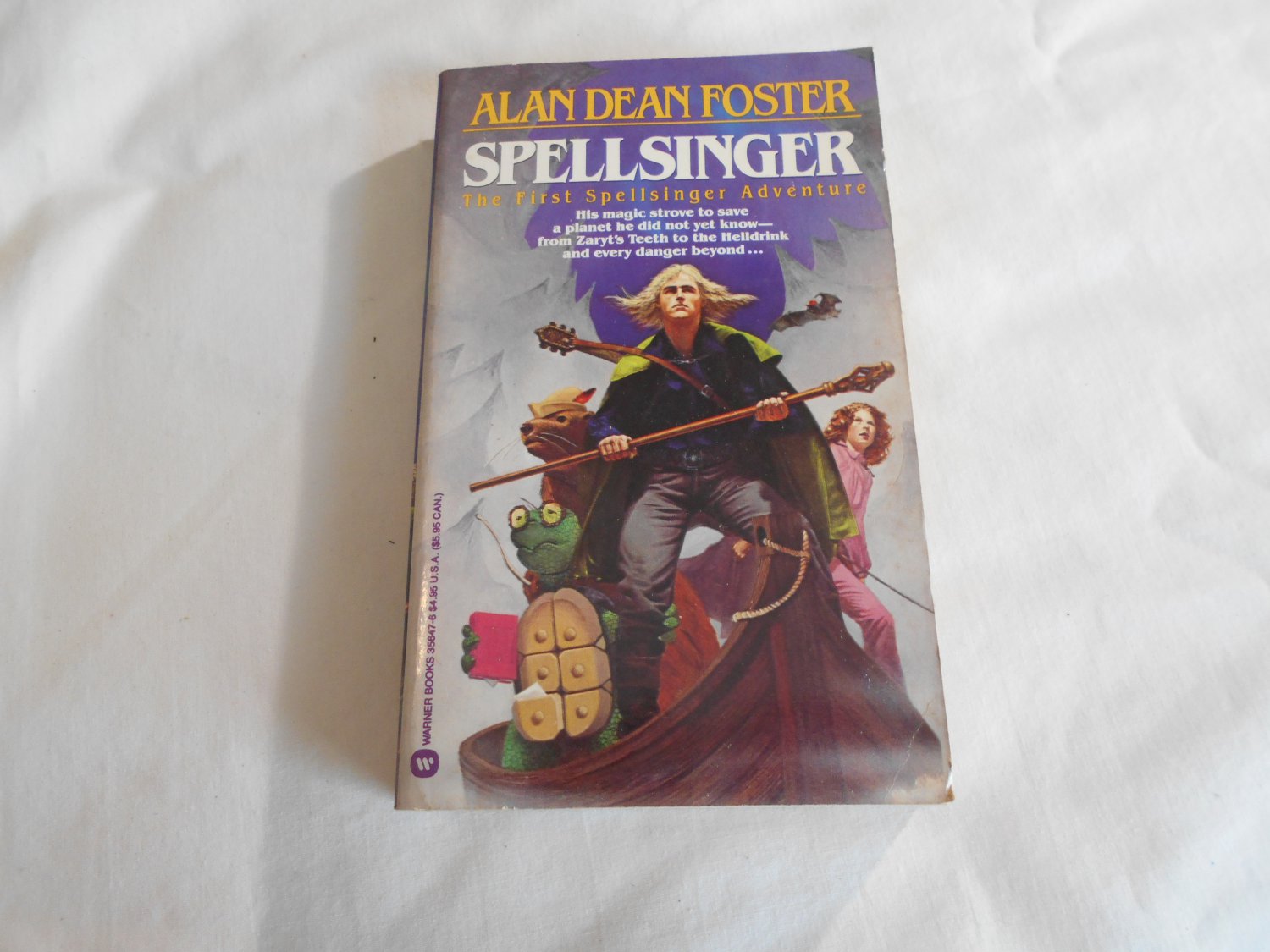 Spellsinger by Alan Dean Foster (1983) (R25a10) Spellsinger #1, Warner ...