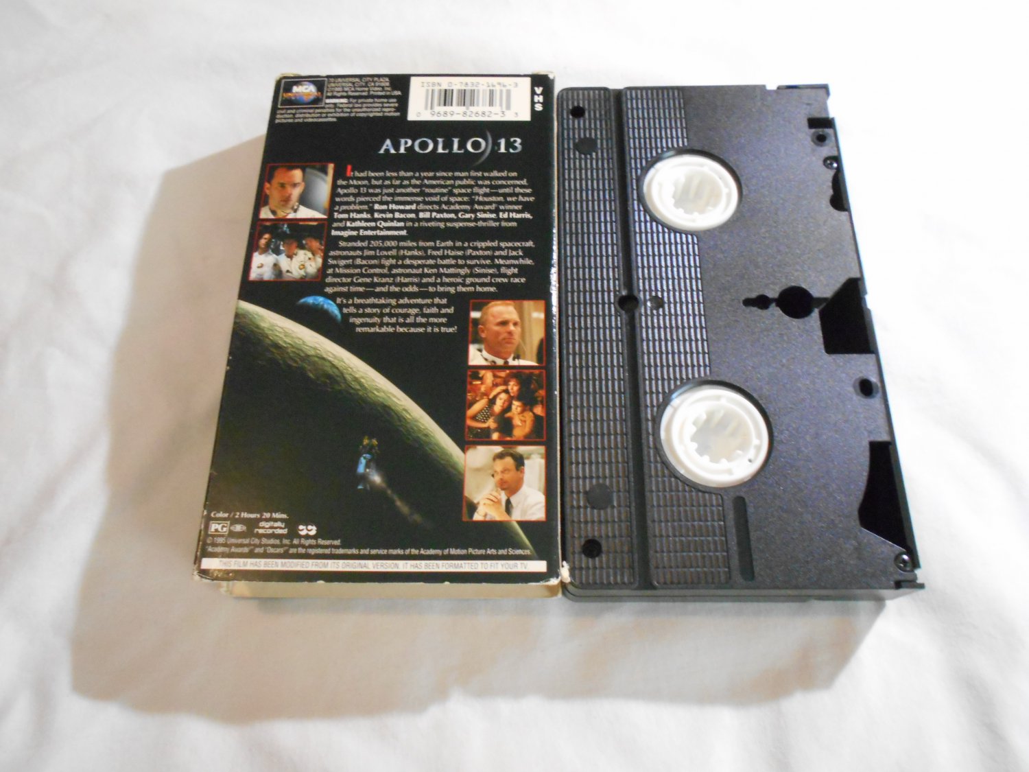 Apollo 13 (VHS, 1995) Tom Hanks, Kevin Bacon, Bill Paxton, Gary Sinise ...