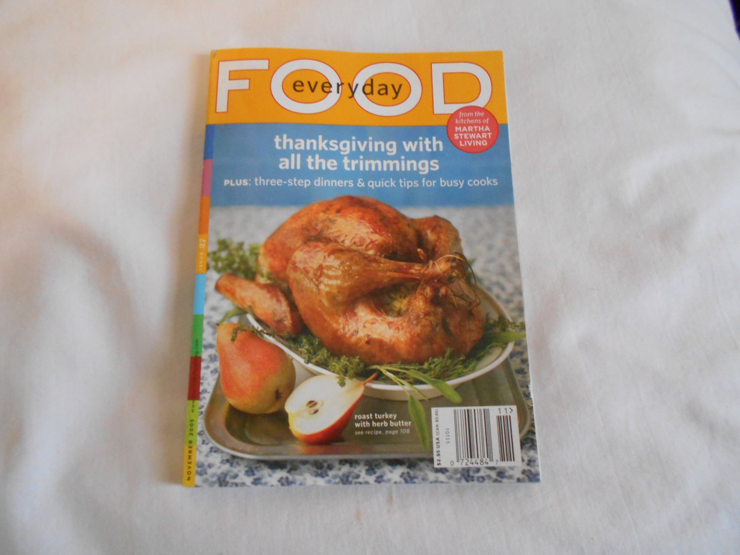 Martha Stewart Everyday Food Magazine November 2005 Issue 27 ...