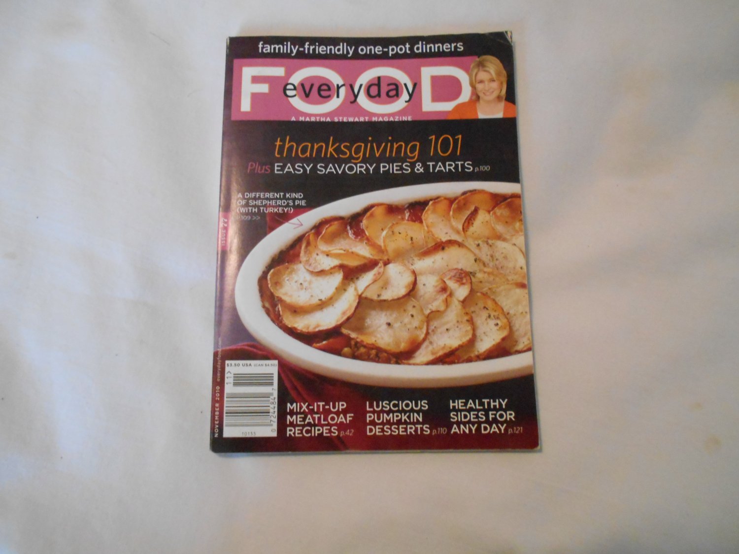 Martha Stewart Everyday Food Magazine November 2010 Issue 77 ...