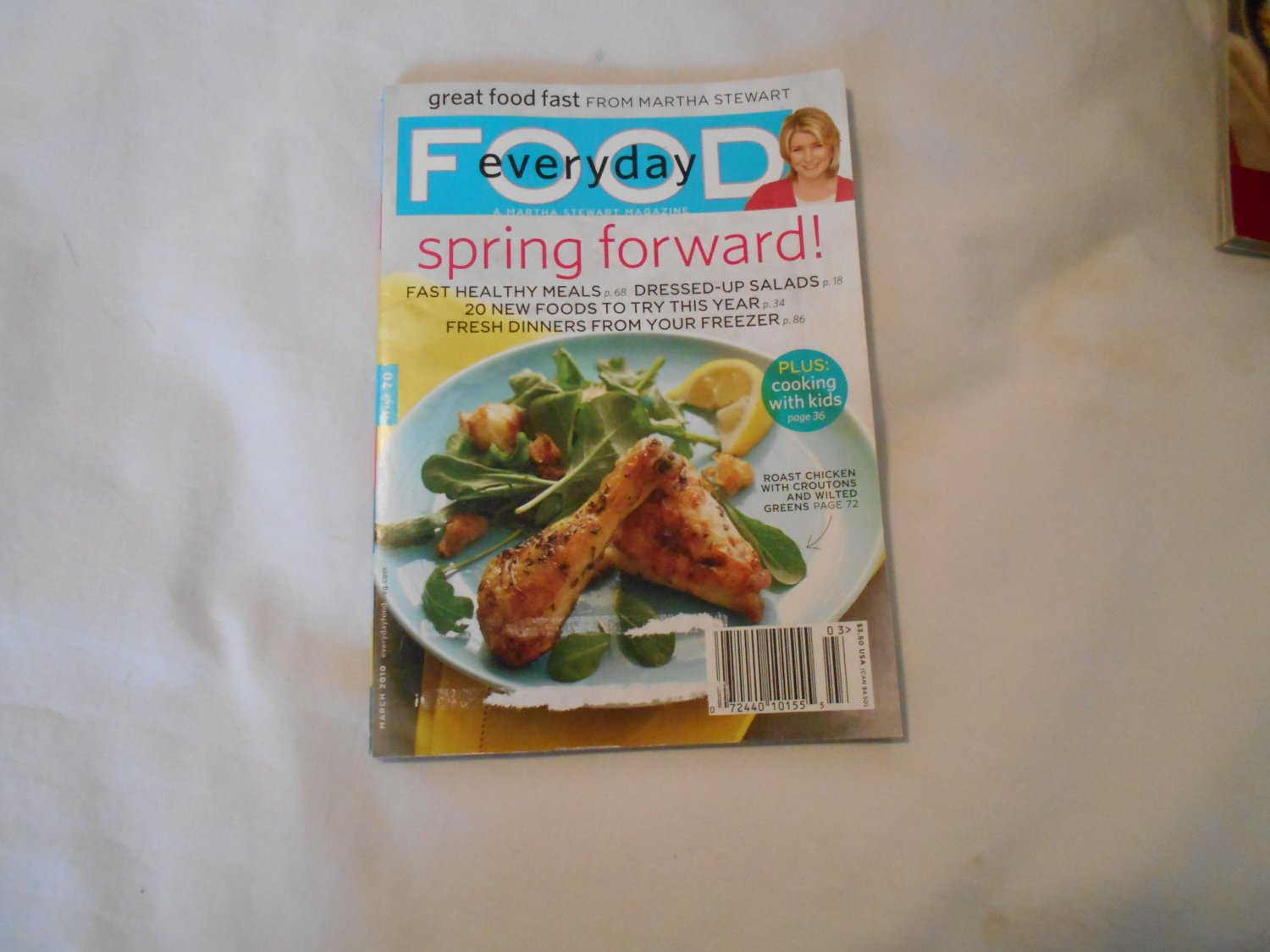 Martha Stewart Everyday Food Magazine March 2010 Issue 70 Spring Forward
