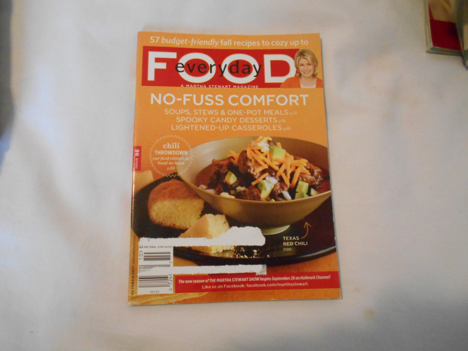 Martha Stewart Everyday Food Magazine October 2011 Issue 86 No Fuss ...