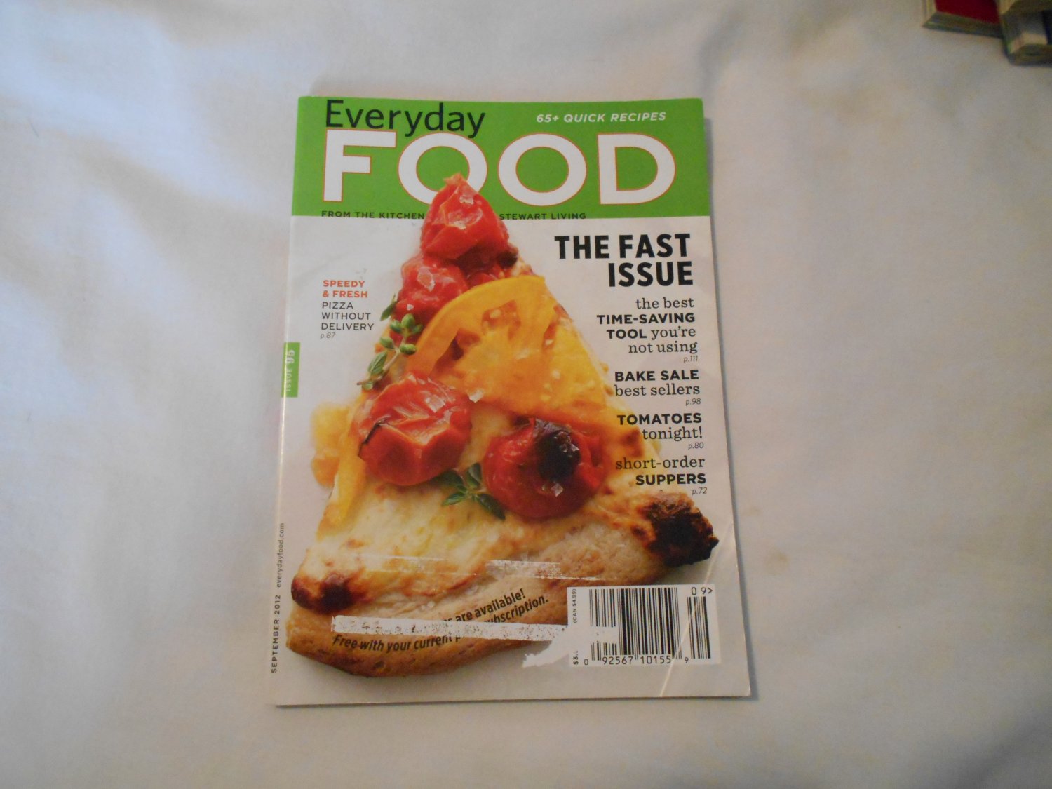 Martha Stewart Everyday Food Magazine September 2012 Issue 95 The Fast ...