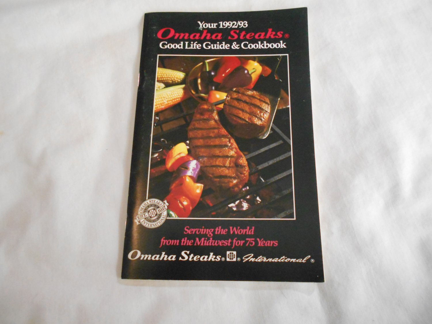1992/93 Omaha Steaks Good Life Guide & Cookbook (1992) (173) Cookbook ...